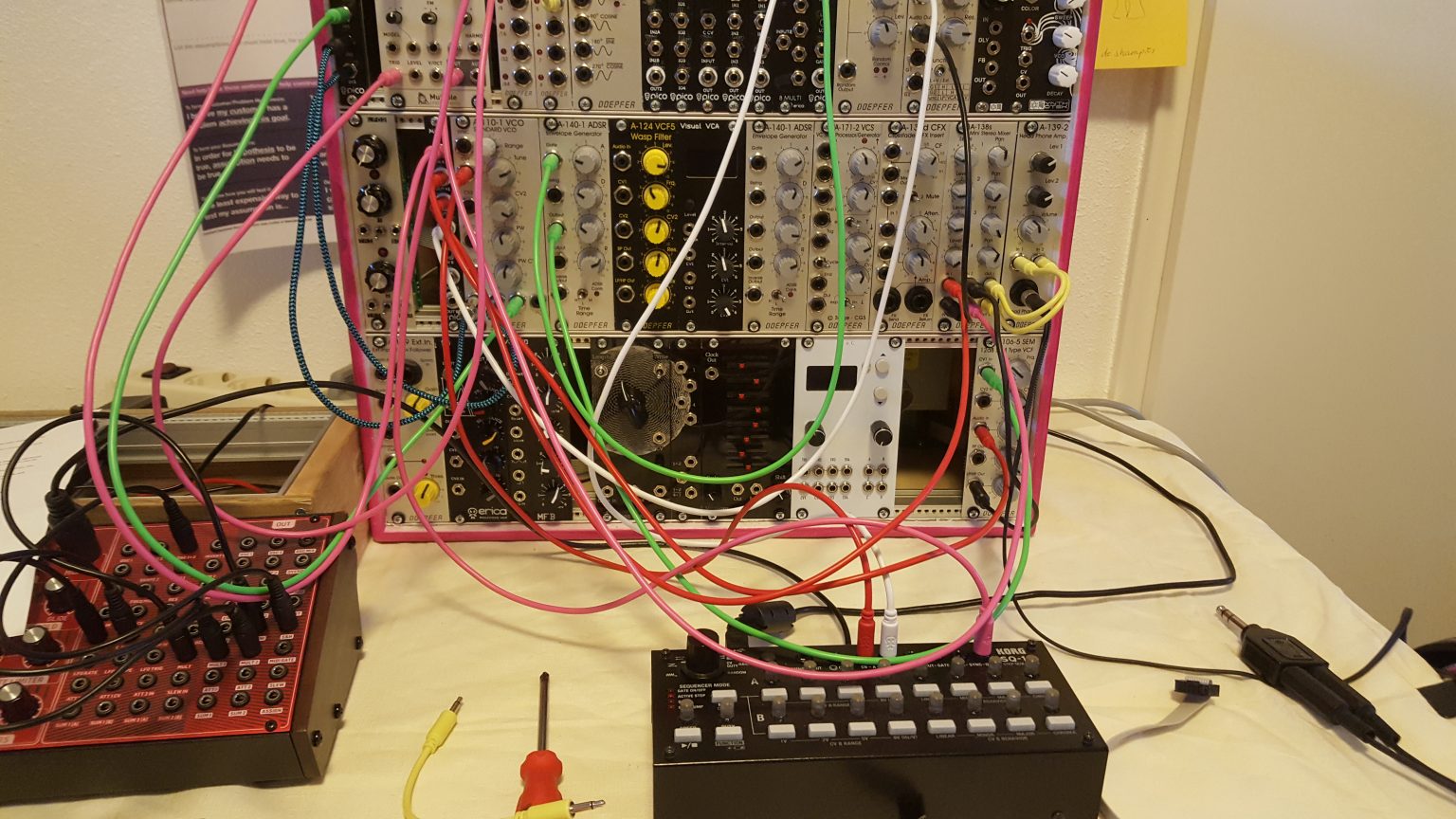 Eurorack modulair synth | Andrew David